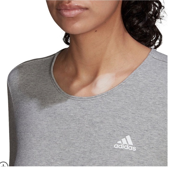 adidas | Tops | Adidas Grey Long Sleeve Bodysuit | Poshmark